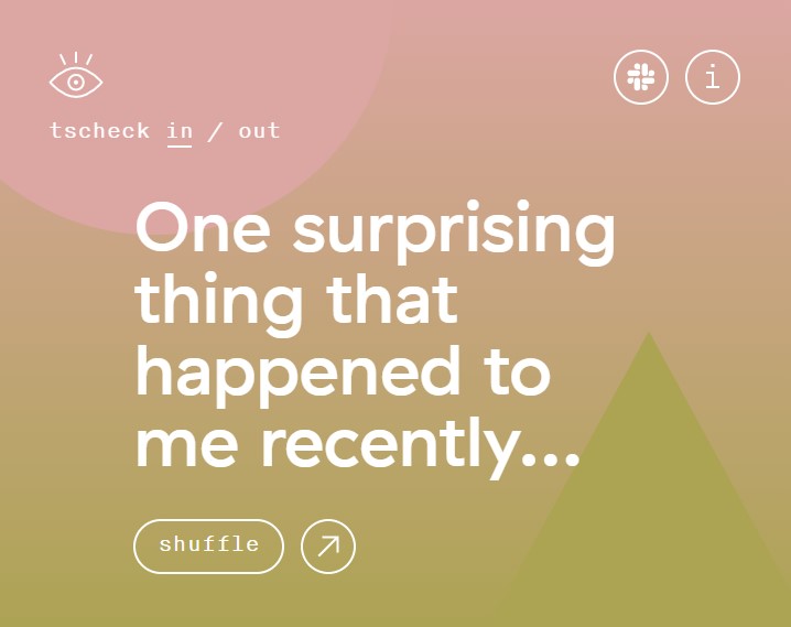 tscheck.in (Check In, Check Out Generator) · My Coaching Toolbox